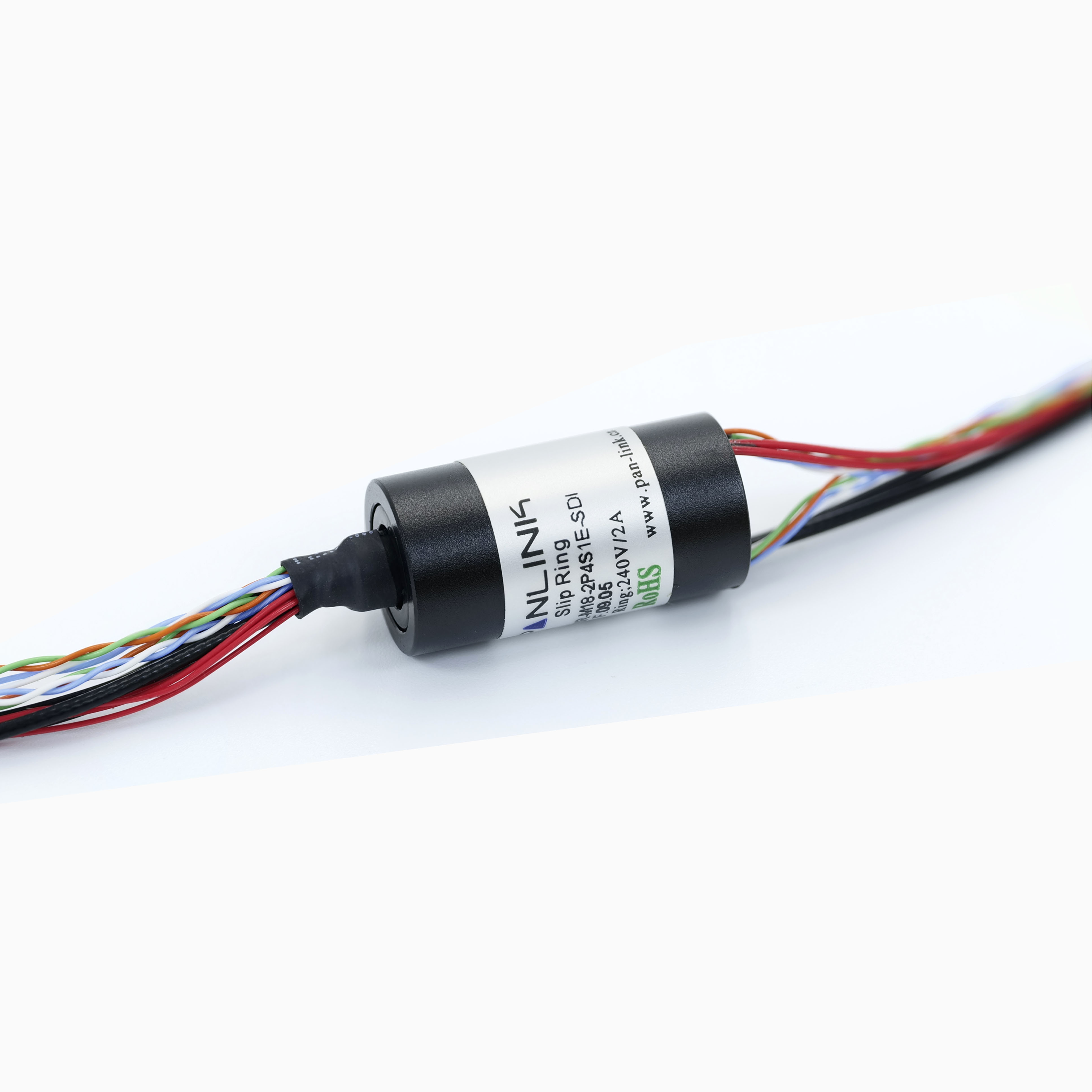 100Mbps Ethernet Slip Ring Combining HD-SDI RS42 Interference Free ...